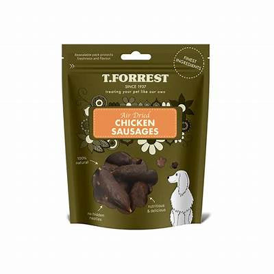 Mini Chicken Sausages 150g Pouch – Bark + Ride